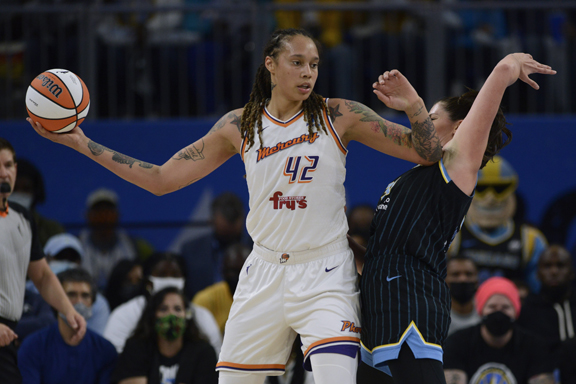 WNBA star Brittney Griner’s wife thanks fans for support after Russian ...